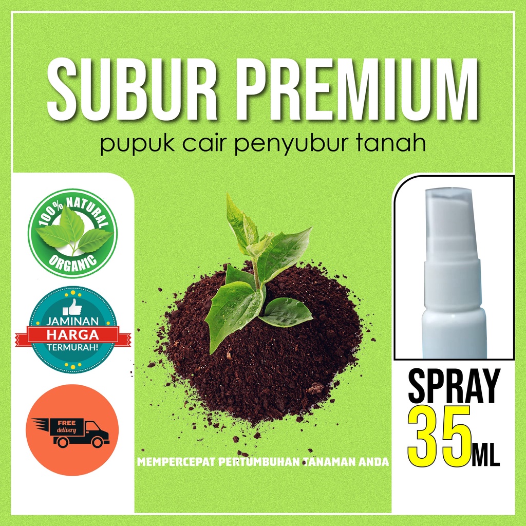 Jual PUPUK PENYUBUR TANAH 35 ML SUBUR Cairan Obat Semprot Perangsang ...