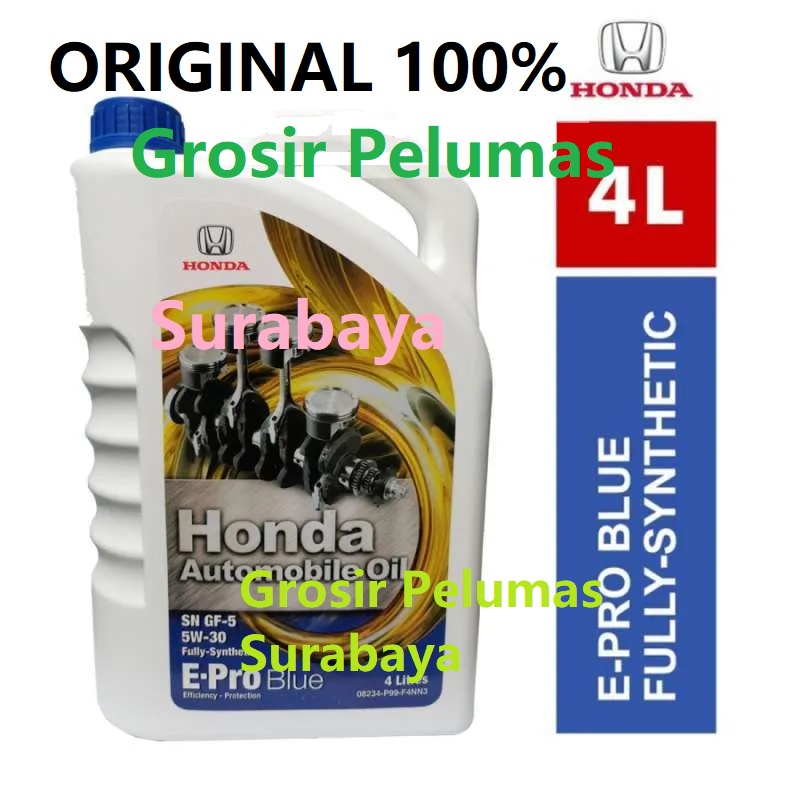 Jual ORIGINAL oli mobil HONDA epro e-pro Blue 5w-30 5w30 5w/30 Full ...