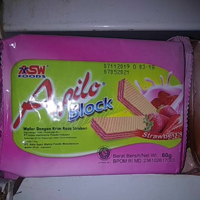 Jual apilo blok wafer cream 60gr all variant | Shopee Indonesia