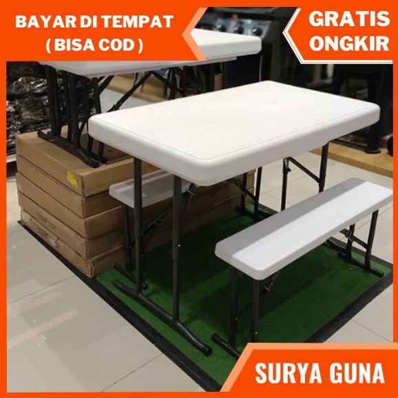 Jual meja cafe portable krisbow meja cafe outdoor | Shopee Indonesia