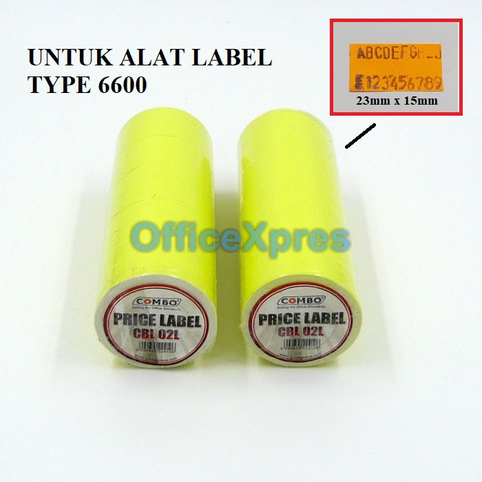 Label Harga 2 Baris / Price Label 2 Line Warna / Isi Label Tembakan ...