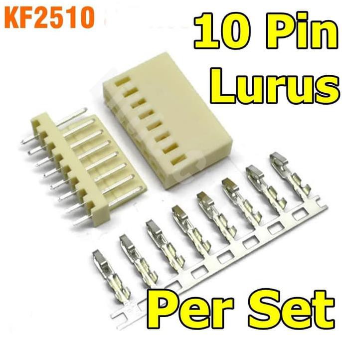 Jual Baru Konektor White Housing 10 Pin Socket Soket Connector 10Pin ...