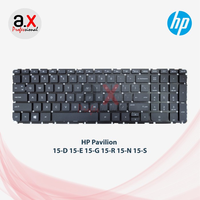 Jual Keyboard HP Pavilion 15-D 15-E 15-G 15-R 15-N 15-S - No Frame ...