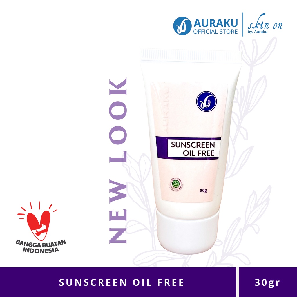 Jual AURAKU - SUNSCREEN OIL FREE - Cream 30 gr | Shopee Indonesia