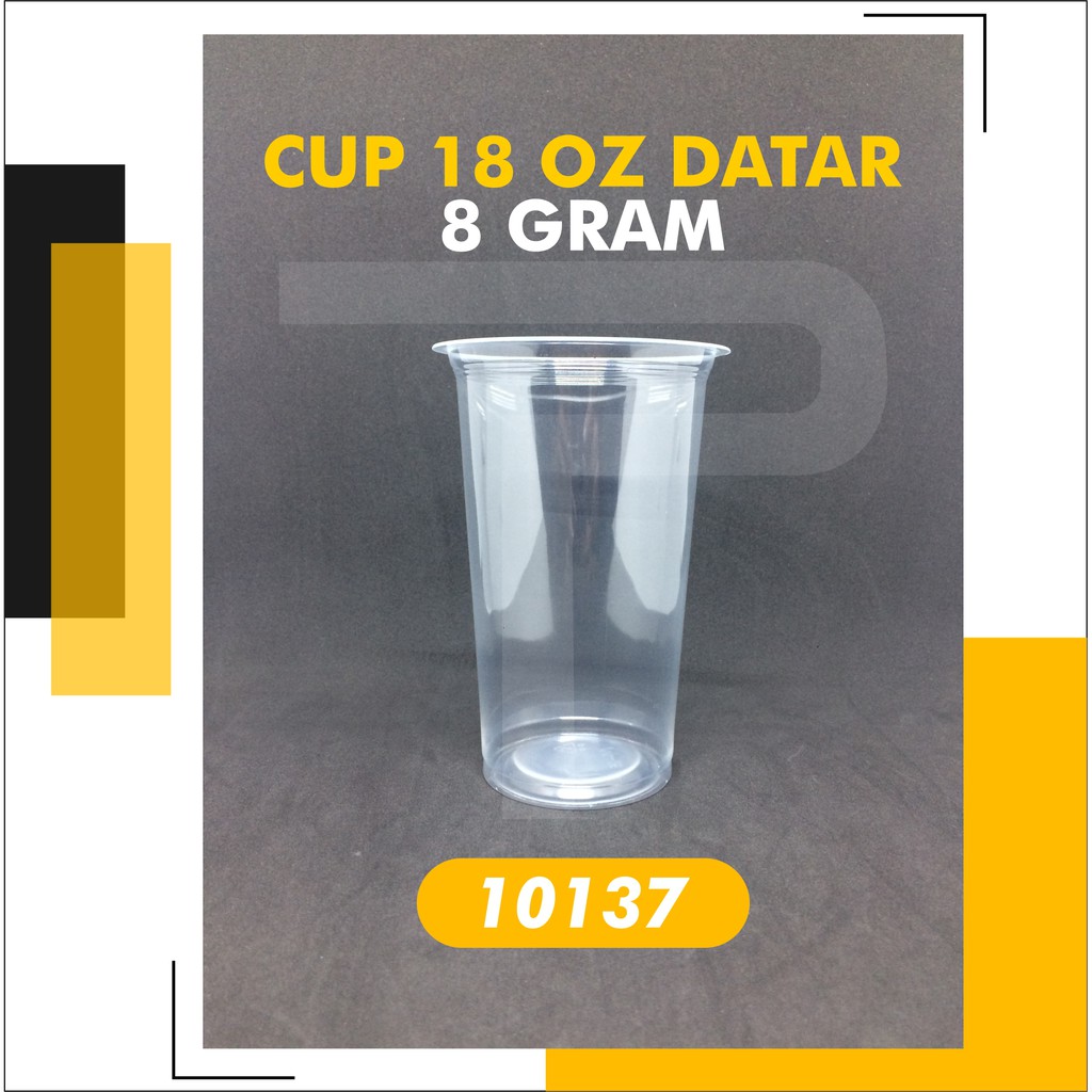 Jual Gelas Plastik 18 Oz Tebal isi @50 pcs / Cup Pop Ice / PP Cup 18Oz ...