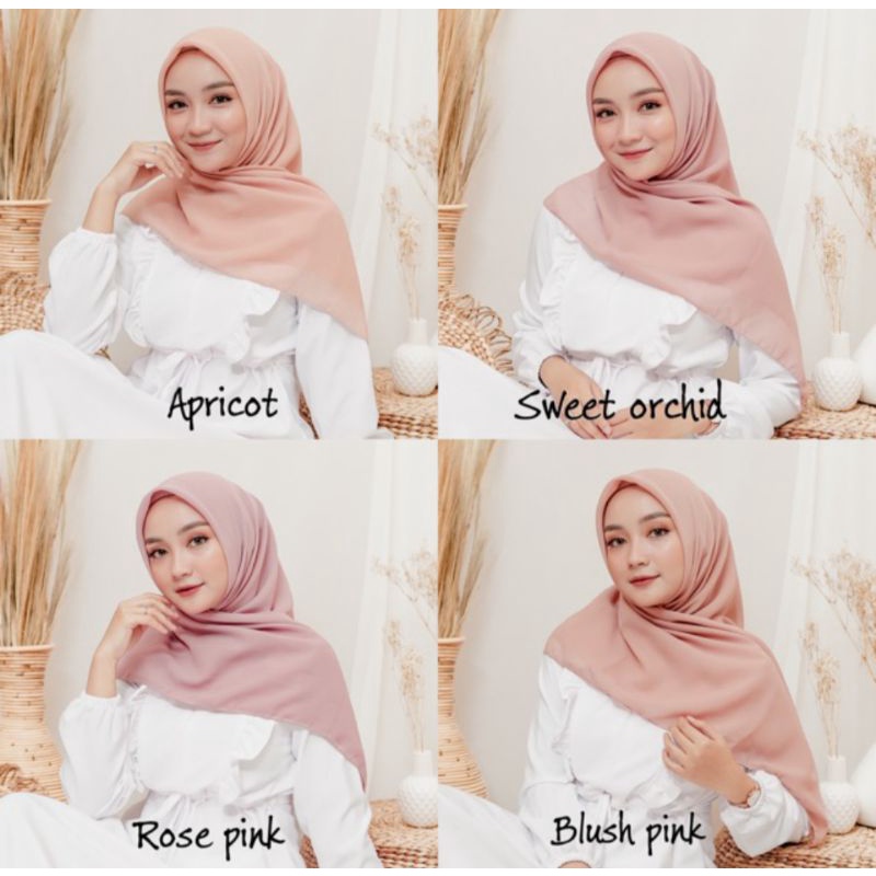 Jual Bella Square New "warna part 3" || hijab segiempat | Shopee Indonesia