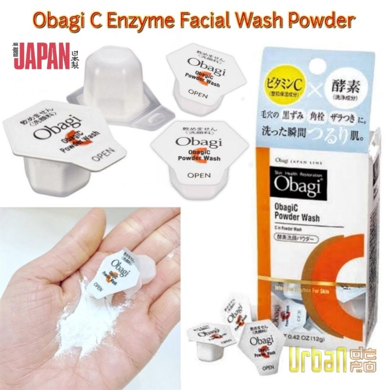 Jual Obagi C Enzyme Facial Wash Powder 0.4g x 30 pieces Facial Wash ...