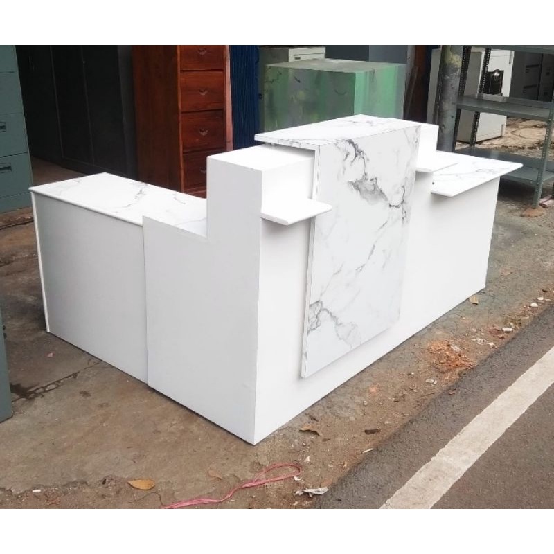 Meja Resepsionis Meja Counter Meja Front Office Furniture Custom New ...