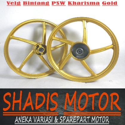 Jual Velg Bintang Motor Merk PSW Ukuran 140/160 Ring 17 Motor Kharisma ...