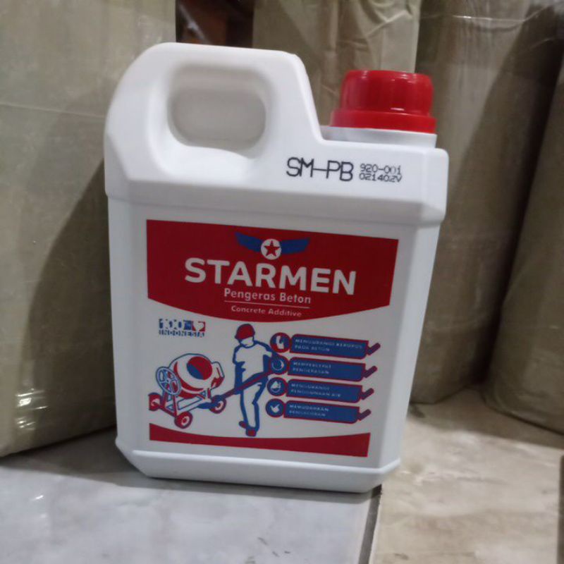 Jual cairan pengeras beton merk starmen berat 1 kilo | Shopee Indonesia