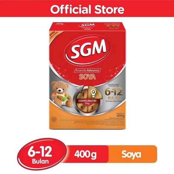 Jual SGM Ananda Soya 6 Sampai 12 Bulan 400 gr Terlaris | Shopee Indonesia