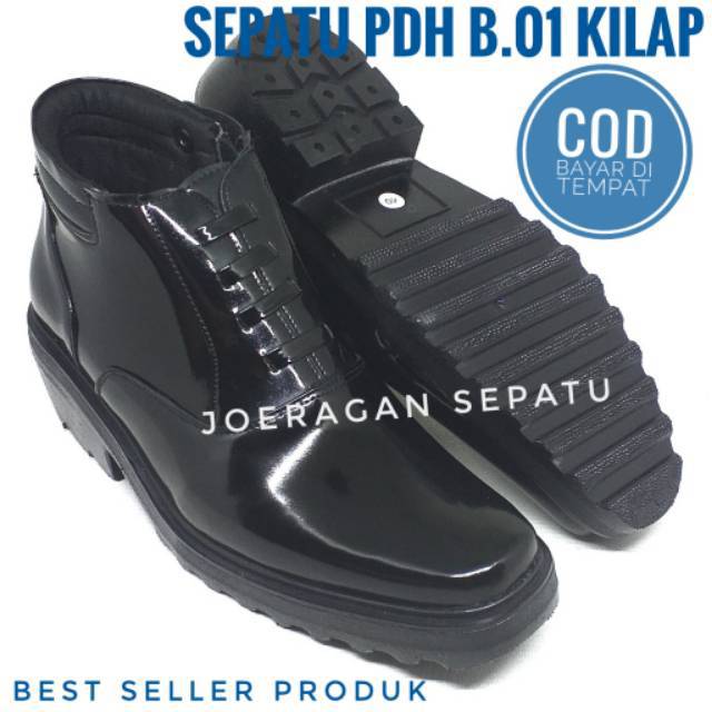 Jual Sepatu Pdh Tni Polri Dishub Satpam Security Pria SEPATU PDH TNI ...