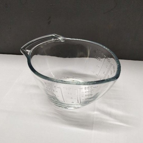 Jual measuring bowl kaca 500ml. takaran kaca 500ml 16 oz. | Shopee ...