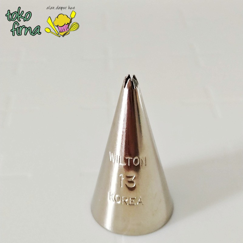 Jual Spuit 13 Wilton Open Star Tip nomor 13 Bintang Kerang | Shopee ...