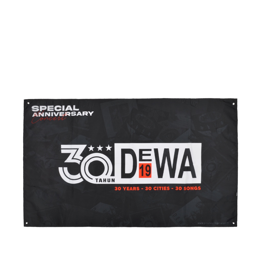 Jual Proshop | Special 30TH Dewa Flag | Dewa 19 | Bendera | Bendera ...