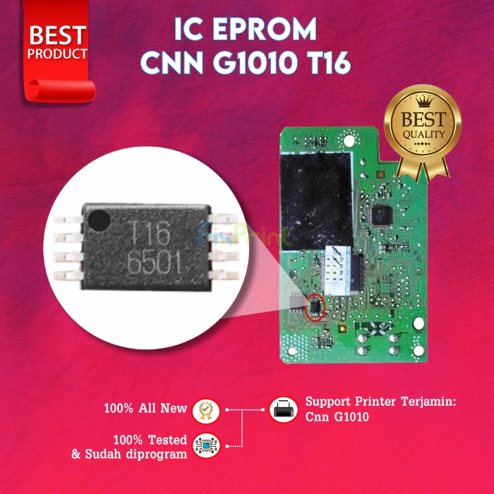 Jual IC Eprom Canon G1010 T16, IC Eeprom Reset Canon G1010, Resetter ...