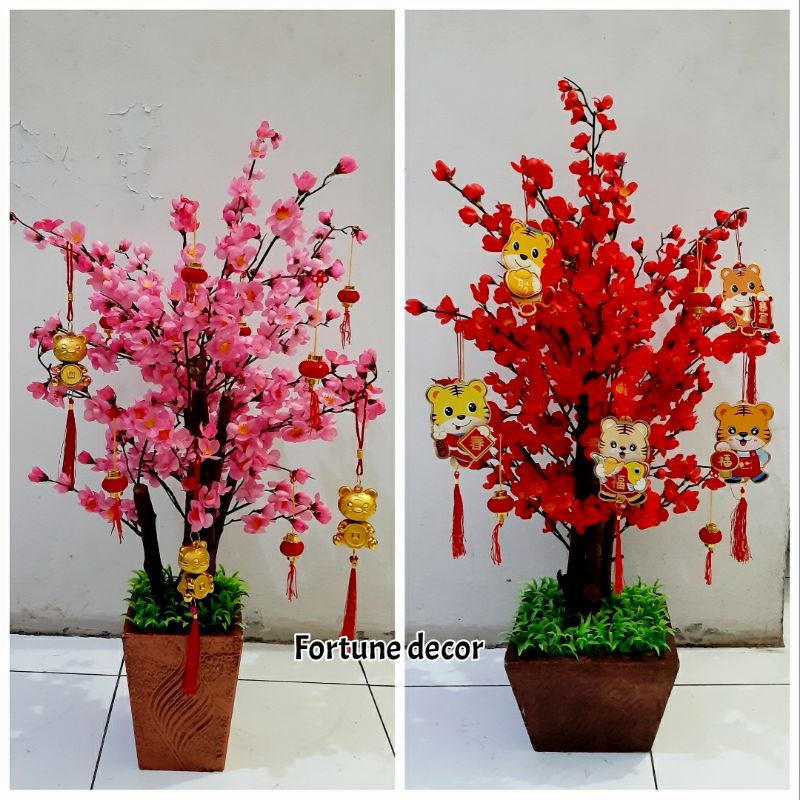 Jual Pohon sakura meihua meja 60cm dekorasi imlek sincia chinese new ...
