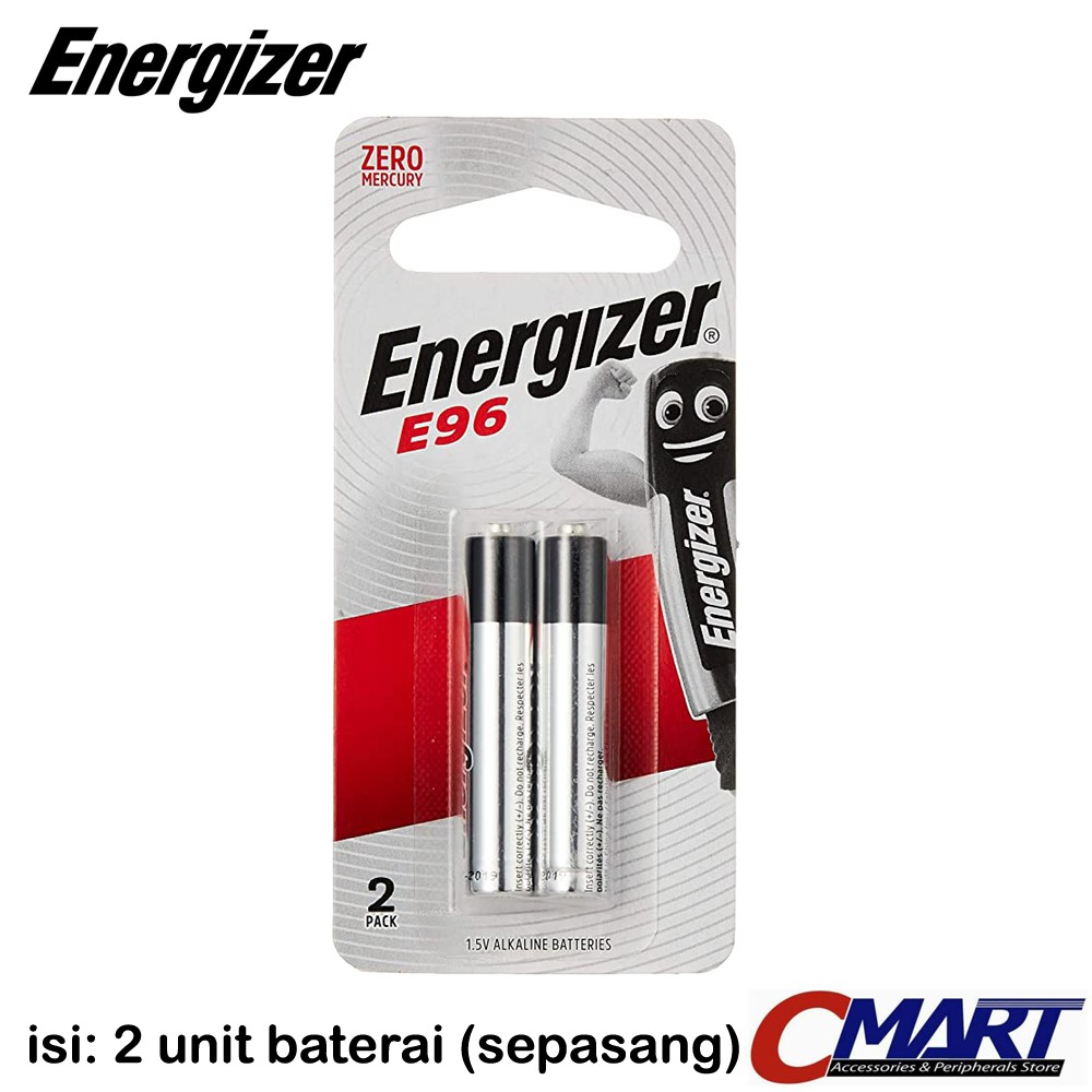 Jual Baterai Alkaline Energizer AAAA E96 A4 4A batre battery - ENG ...