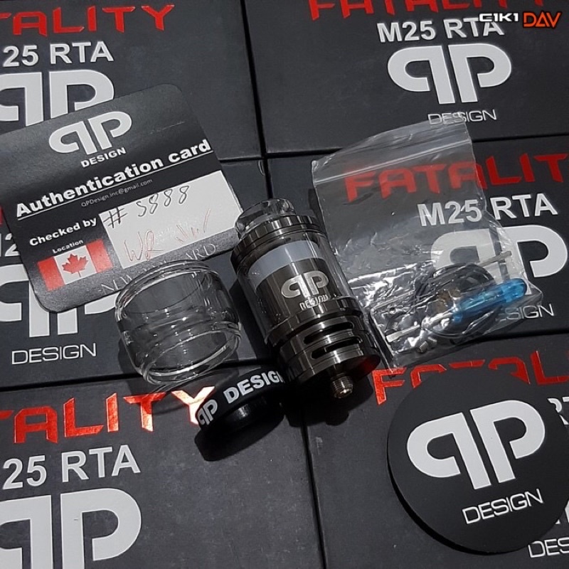Jual QP Design Fatality M25 RTA authentic | Shopee Indonesia