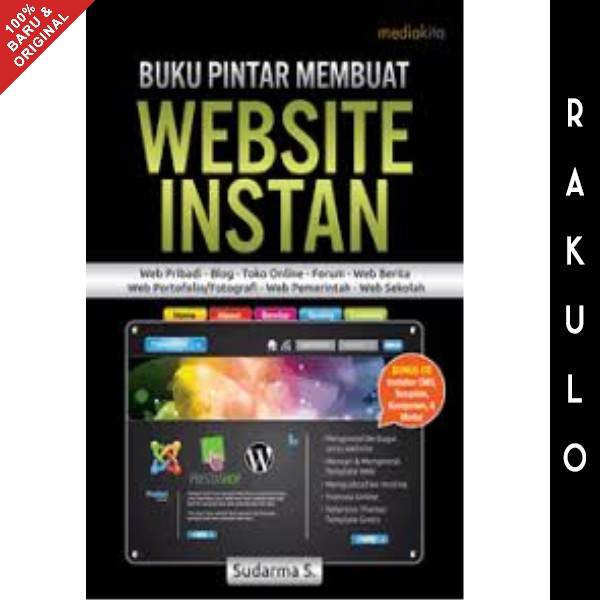 Jual Buku Pintar Membuat Website Instan - Sudarma S. | Shopee Indonesia