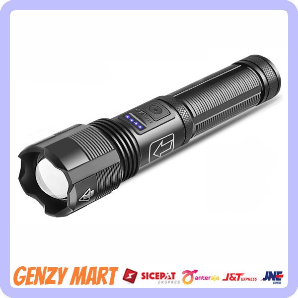 Jual Ceholyd Senter LED Zoomable XHP70 4000 Lumens with Battery P7 ...