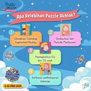 Jual [Mizan Jakarta] Puzzle Akhlak Rukun Islam Indonesia|Shopee Indonesia