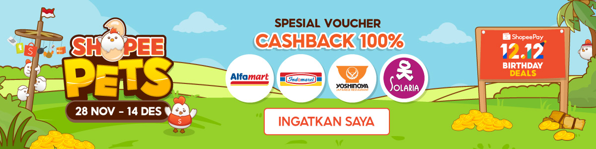 12.12 ShopeePay Birthday Deals | 23 - 27 Nov