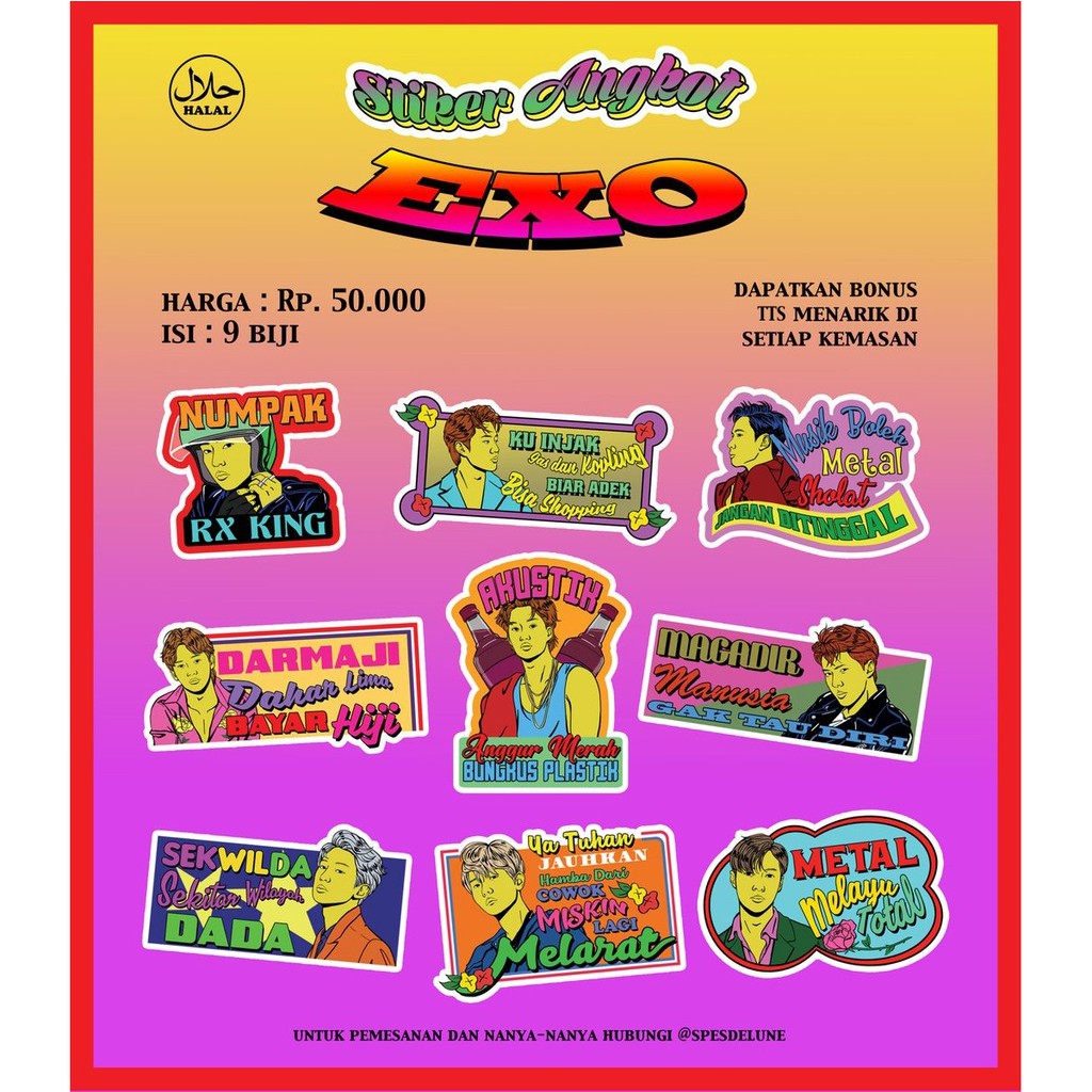 Stiker Angkot Keren - Perumperindo.co.id