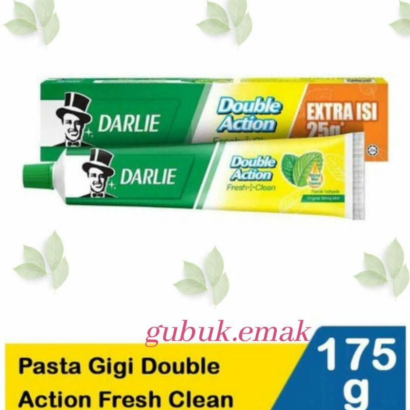 Jual Pasta Gigi Darlie Double Action Mint Odol Pasta Gigi 150 g + 25 g ...