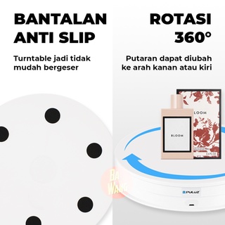 Jual Display Putar Turntable Turn Table Adjust Speed Remote Rotasi 360 ...
