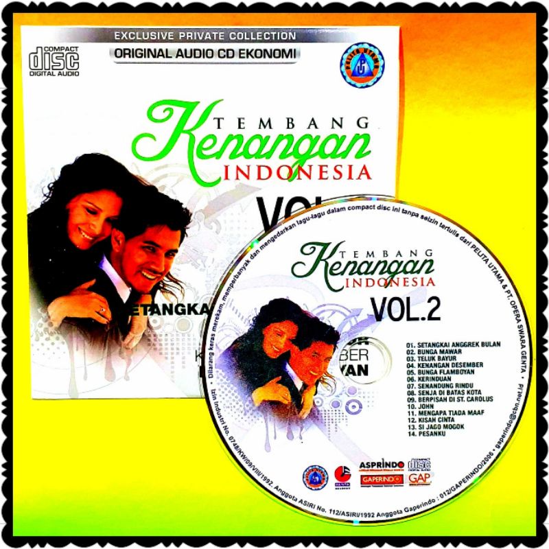 Jual KASET ASLI ORIGINAL COMPACT DISC CD AUDIO MUSIK LAGU POP INDONESIA KENANGAN-LAGU BUAT DI ...