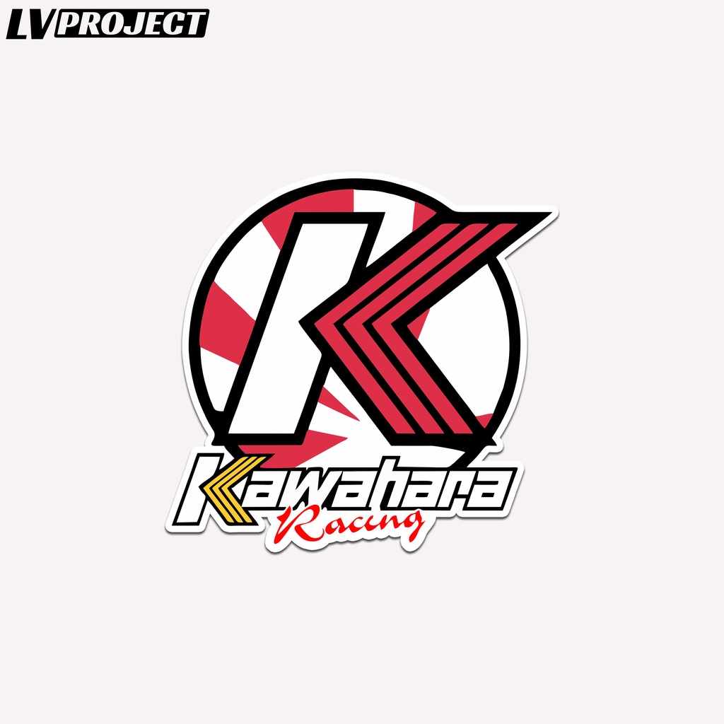 Jual Stiker Logo Kawahara Racing Laminasy Glossy Bodi Motor Satuan ...