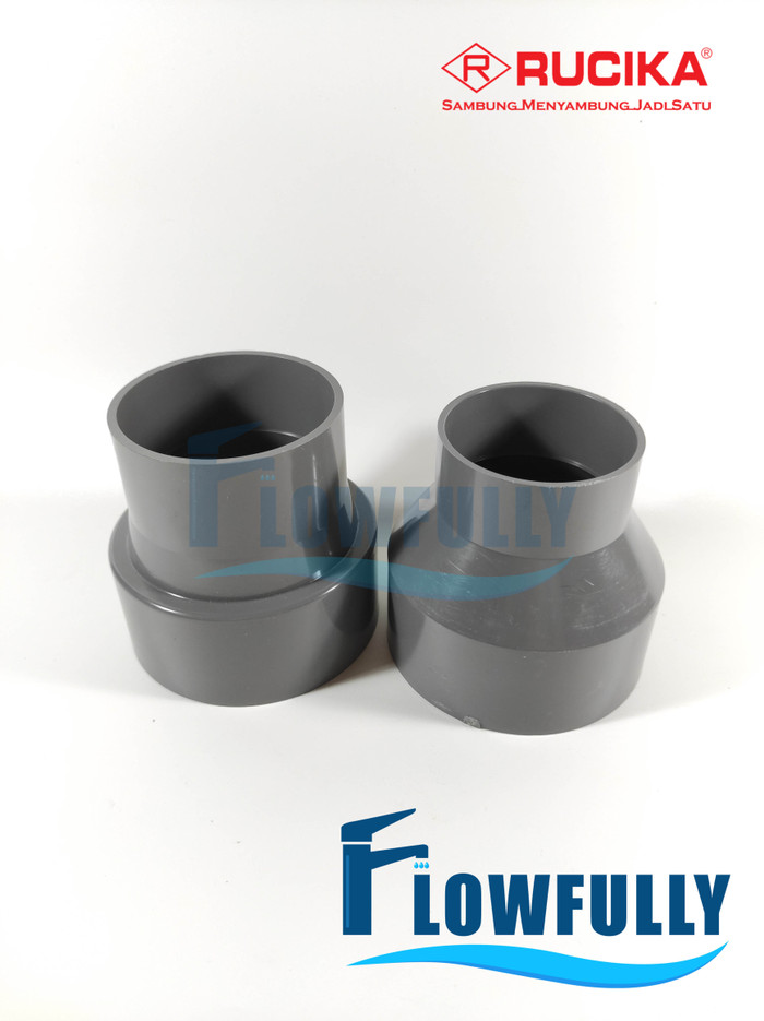 Jual INCREASER D 4 x 2 1/2 inch RUCIKA PVC VERLOP SOK REDUCER DV VLOK SOK | Shopee Indonesia
