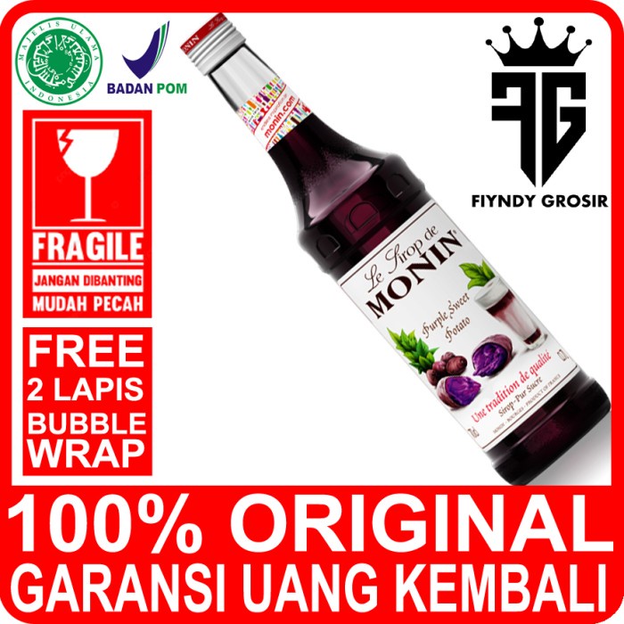 Jual MONIN PURPLE SWEET POTATO Syrup 700ml | Shopee Indonesia