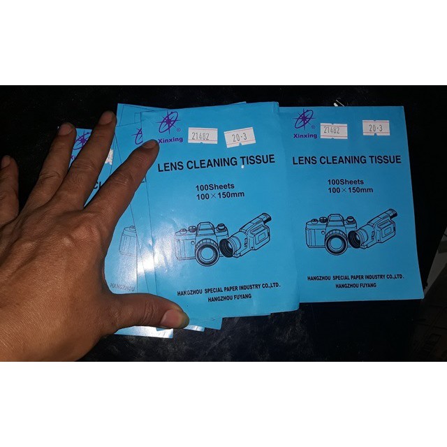 Jual kertas pembersih lensa lens paper 100 lembar | Shopee Indonesia