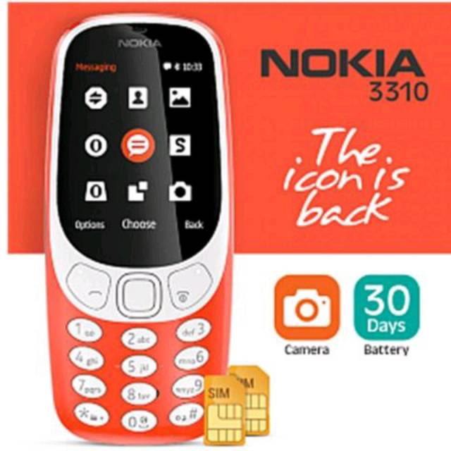Jual Nokia 3310 Reborn 2017 HP Jadul | Shopee Indonesia