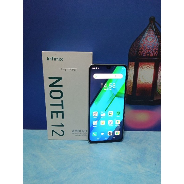 Jual Infinix Note 12 8/256 Second Fullset Bekas Garansi Resmi | Shopee ...