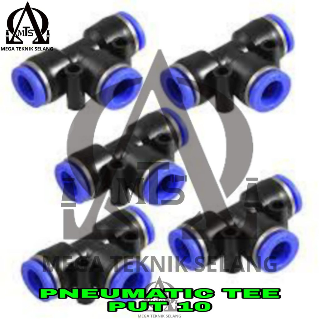 Jual Fitting Pneumatic 10 MM TEE PUT Sambungan Selang Angin Tubing PT 10 MM | Shopee Indonesia