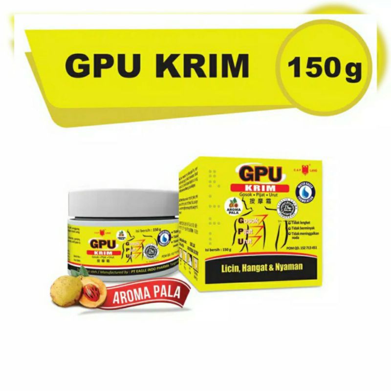 Jual GPU KRIM PALA 150Gr | Shopee Indonesia