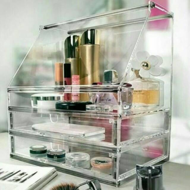 Jual Acrylic makeup ZR,tempat kosmetik acrylic | Shopee Indonesia