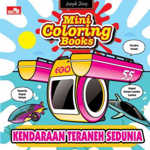 Jual Mini Coloring Books - Mobil Konsep Unik, Kendaraan Aneh dan Modern ...