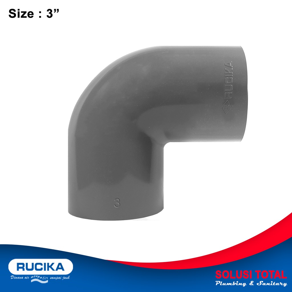 Jual Knee PVC AW 3 Inch Rucika Elbow PVC AW 3" Rucika | Shopee Indonesia