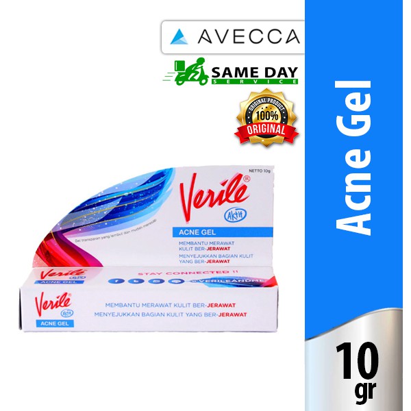 Verile Acne Gel 10gr/ Gel Jerawat / Obat Jerawat | Shopee Indonesia