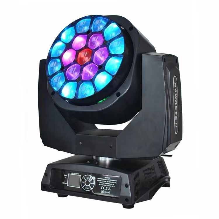 Jual Mata lebah K10/19*15WLampu panggung LED + kepala bergerak RGBW ...
