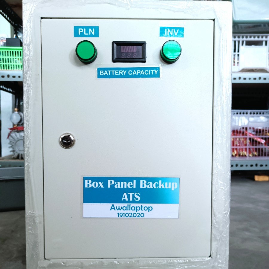 Jual box panel backup 1000W otomatis ATS aki 200AH-400AH buckup listrik ...