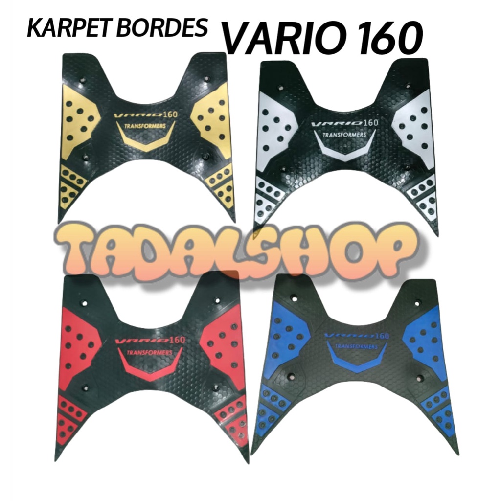 Jual KARPET BORDES MOTOR/KARPET INJAKAN MOTOR / KARPET MOTOR VARIO 160 ...