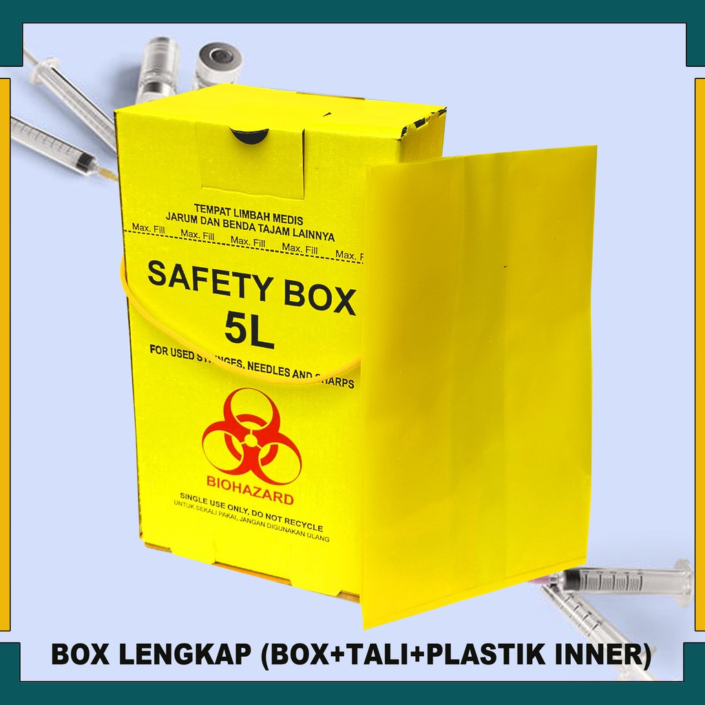 Jual Safety Box 5L / Biohazard | Shopee Indonesia