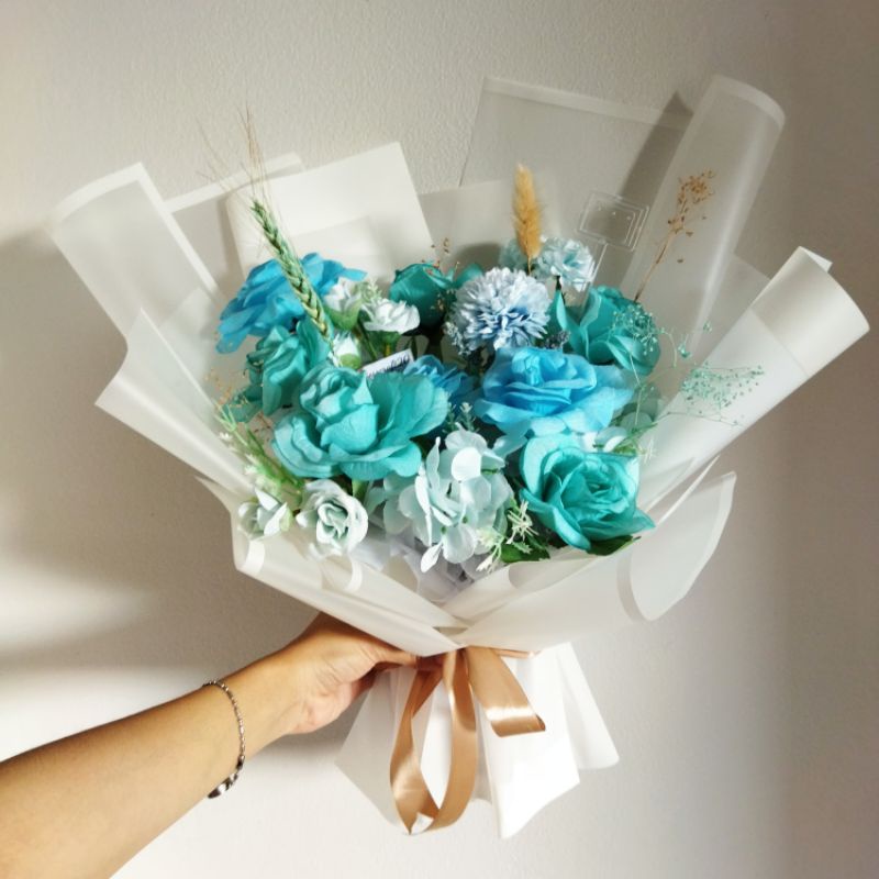 Jual Buket Bunga Artificial (ukuran besar) /buket bunga murah/buket ...