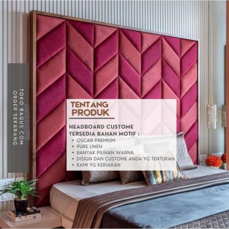 Jual KHUSUS CUSTOME | HEADBOARD TILE PANNEL DINDING BED FOAM 3D ...