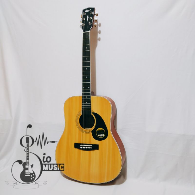 Jual Gitar Cort ad810 OP jumbo akustik elektrik tanam besi High medium ...